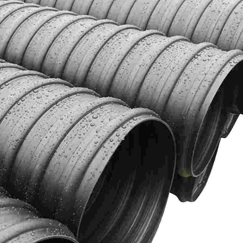 สายพานเหล็กเสริมท่อลูกฟูก PE Sn4-sn16 100mm 225mm 24 นิ้ว - Zhongtong HDPE PIPE System ผู้ผลิต ...