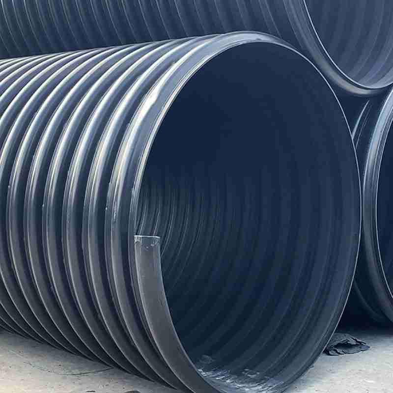 สายพานเหล็กเสริมท่อลูกฟูก PE Sn4-sn16 100mm 225mm 24 นิ้ว - Zhongtong HDPE PIPE System ผู้ผลิต ...