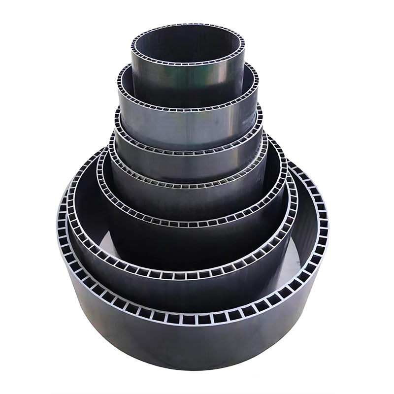 UPVC double layer axial hollow pipe - Zhongtong HDPE PIPE System ...