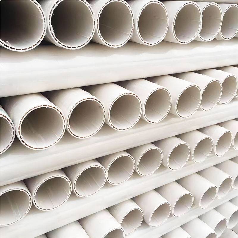 UPVC double layer axial hollow pipe - Zhongtong HDPE PIPE System ...