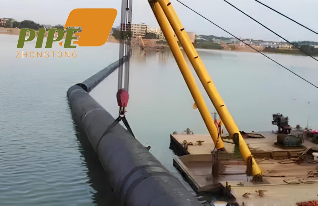 Municipal pipeline laying method - underwater laying - Zhongtong HDPE ...