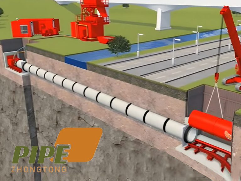 Trenchless construction technology - pipe jacking method - Zhongtong HDPE PIPE System ...